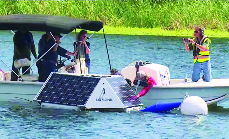 Innovative Ultrasonic Buoys Combat Algae in Hillsborough River