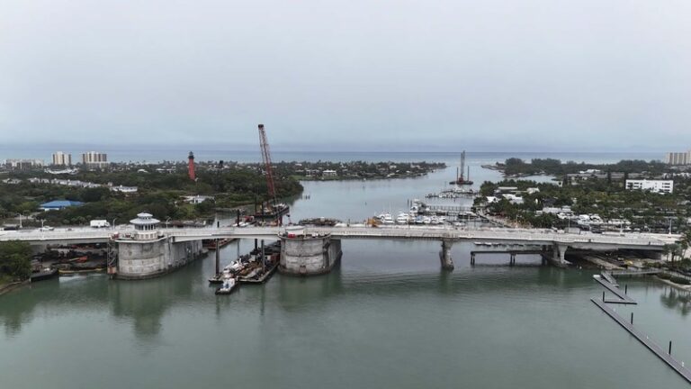 Jupiter Bridge Reconstruction Nears Completion